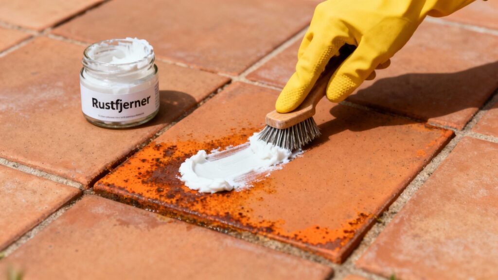 Sådan kan du effektivt fjerne rust på fliser - Ramskov Entreprenør